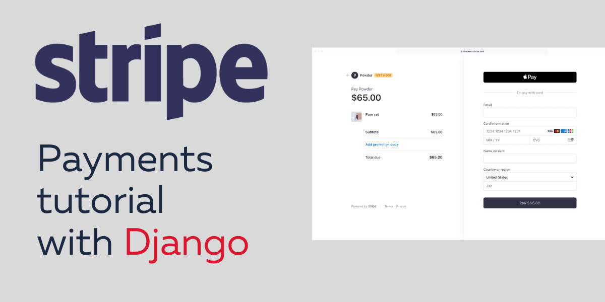 Django and Stripe Payments Tutorial | JustDjango